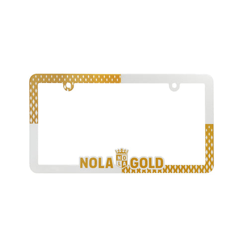 NOLA Gold Plastic License Plate – American Rugby Factory (formerly NOLA ...