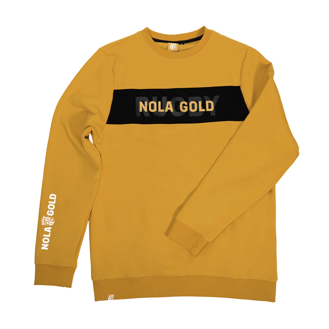 NOLA Gold Rugby Supporter Crewneck--Gold – American Rugby Factory ...